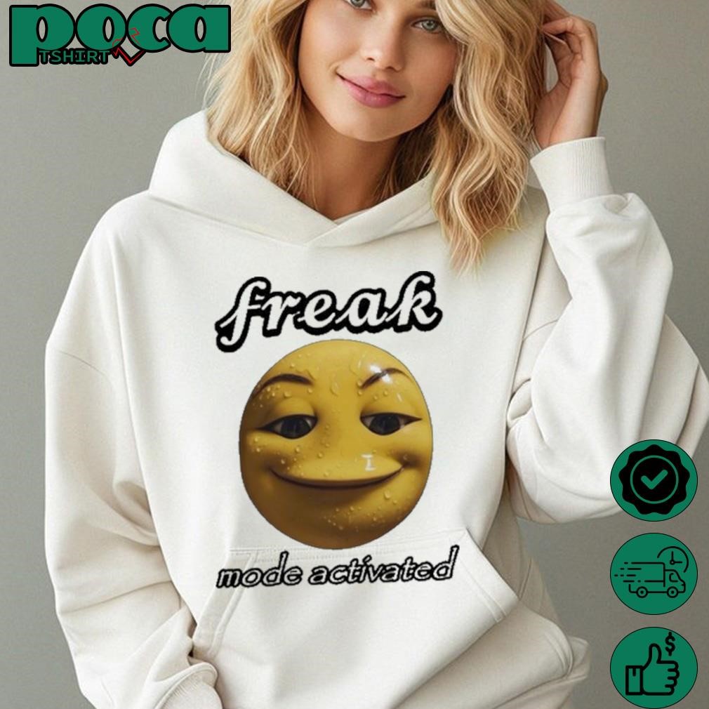 Freak Mode Activated Emoji shirt, hoodie and long sleeve tee