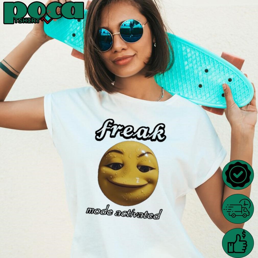 Freak Mode Activated Emoji shirt, hoodie and long sleeve tee