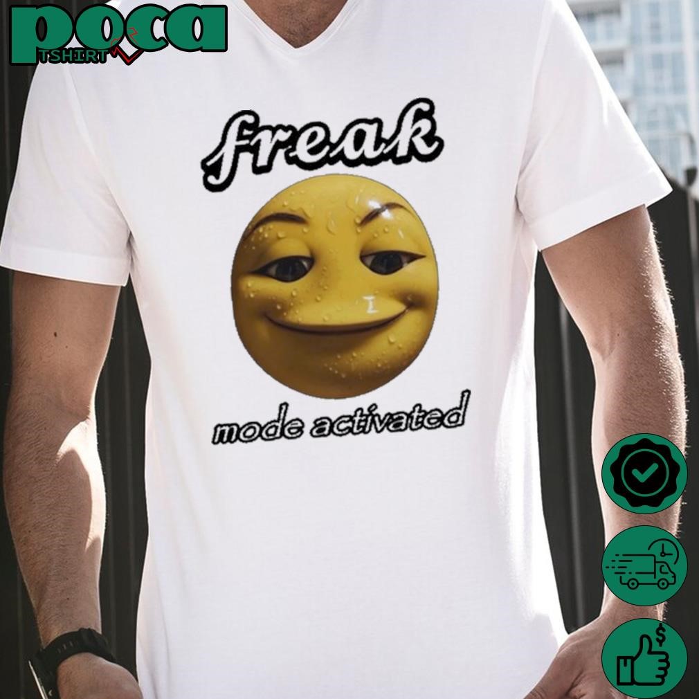 Freak Mode Activated Emoji shirt, hoodie and long sleeve tee